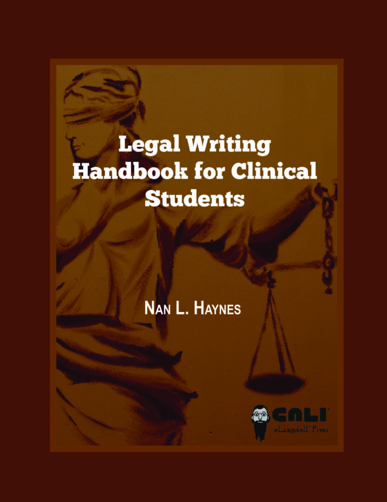 Legal Writing Handbook for Clinical Students – Simple Book Publishing